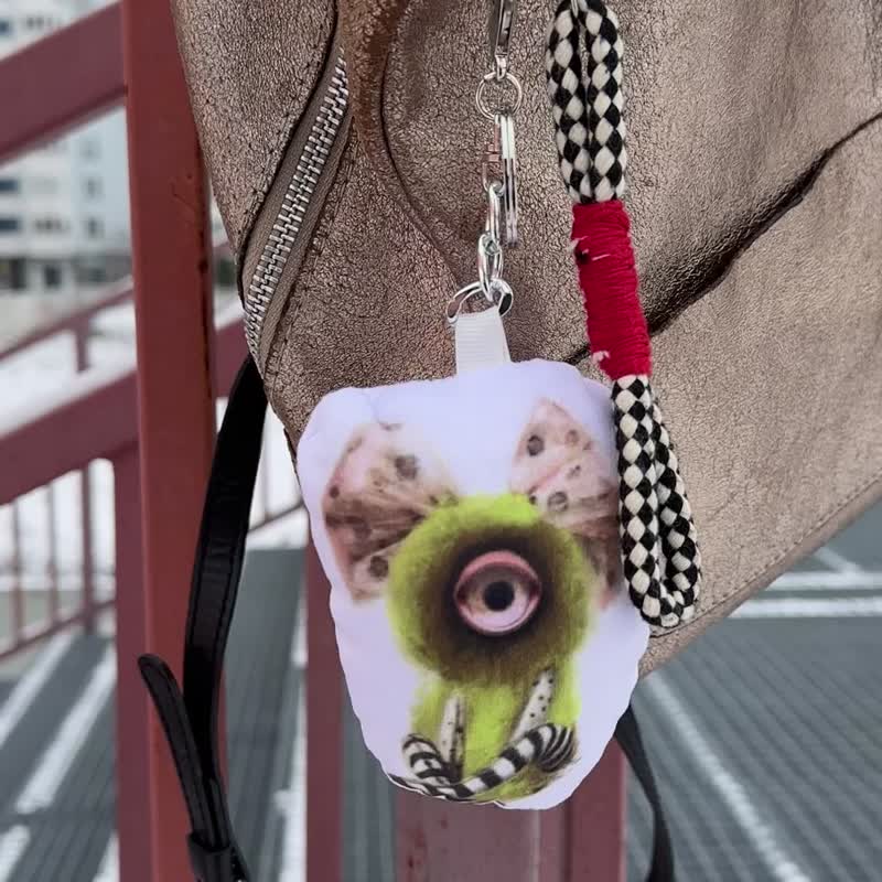 Keychain with cyclop by Julia Golub. Keychain pillow Cyclops by Julia ...