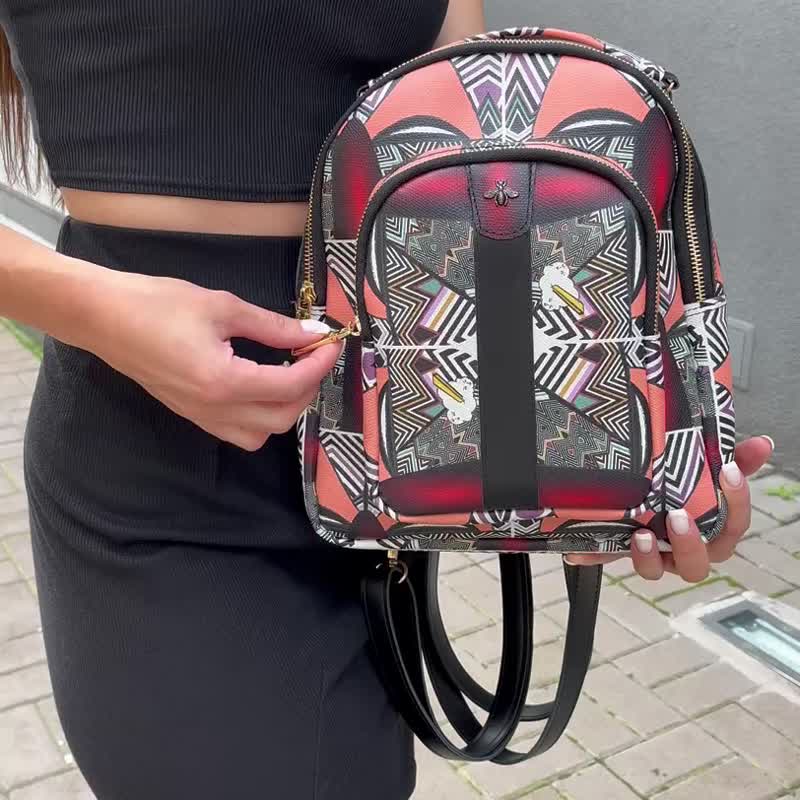 Leather bag, backpack, leather backpack for planner A5. ViPlannersCY ...